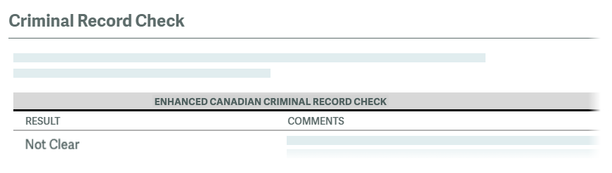 Results of Canadian criminal record checks – Certn